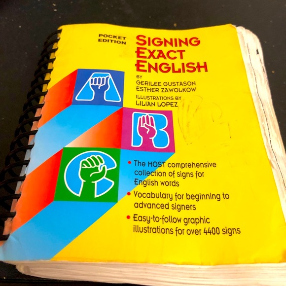 signing exact english | Office | Signing Exact English Library Book ...